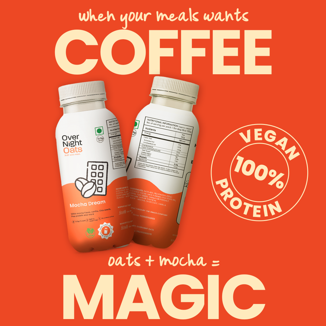 Vegan Mocha Dream Oatmeal – OverNightOats